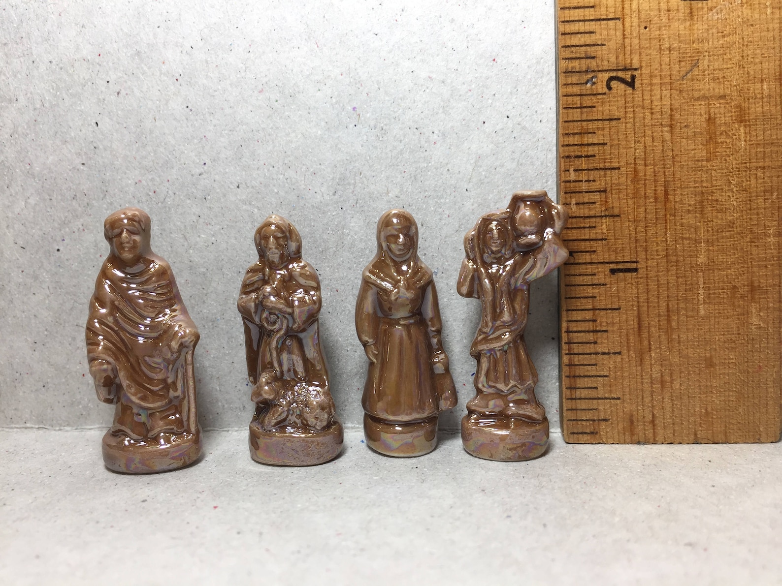 Elegant BRONZE NATIVITY Set Mary Joseph Jesus Wise Men - Etsy