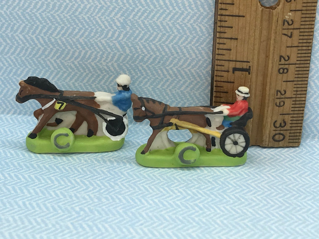 Harness Racing Sulky HORSE & RIDERS Horses Ponies Colt Stallion ...