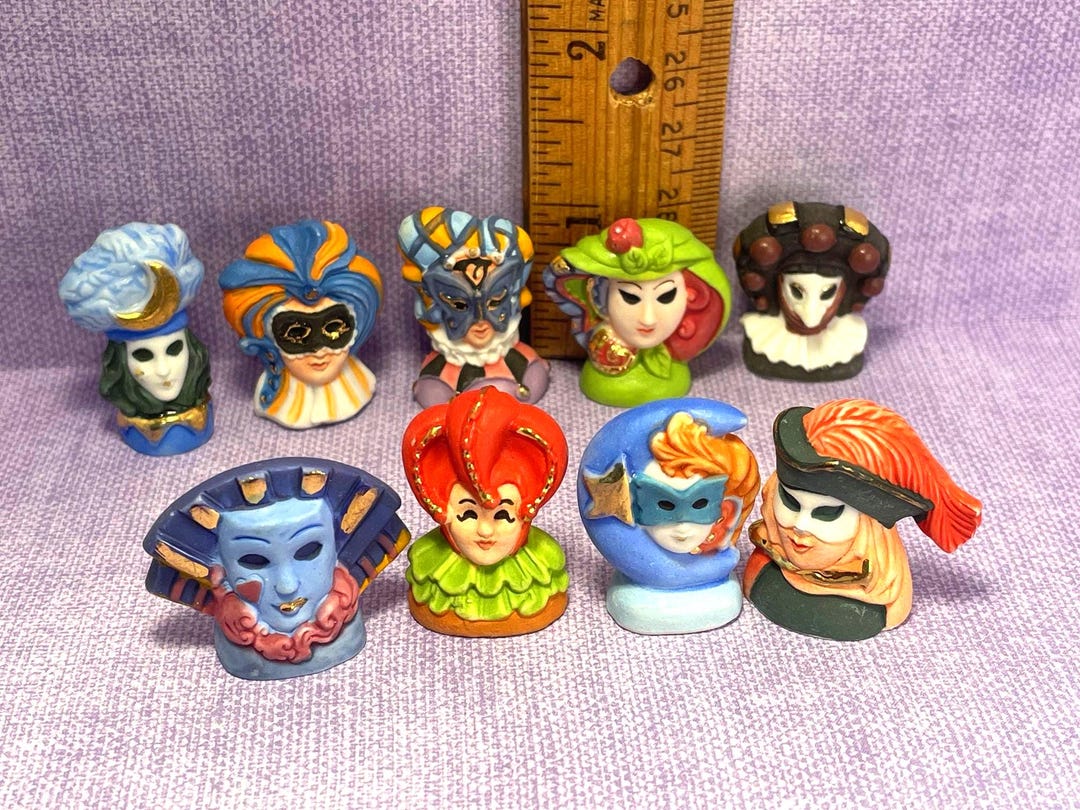 VENETIAN Carnival MASKS Mask Butterfly Moon Bauta Doctor Jester Lady ...