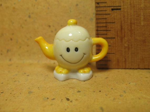 FANCIFUL Smiley Face TEAPOT Happy Face Teapots French Feve | Etsy