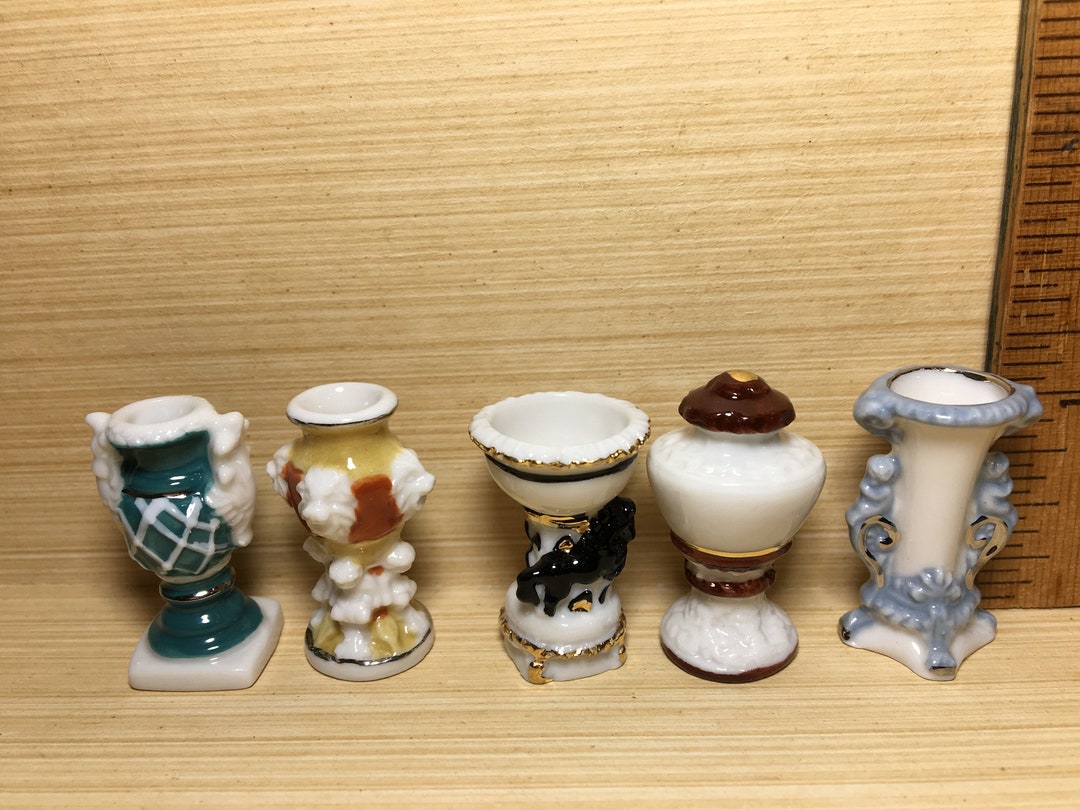 ELEGANT CERAMICS of France China Pottery Vase Urn Jar Bowl Chalice ...
