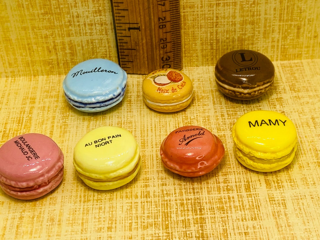 Tiny Macarons Cakes Cookies Custom Made Collectible Bakery Pastries ...