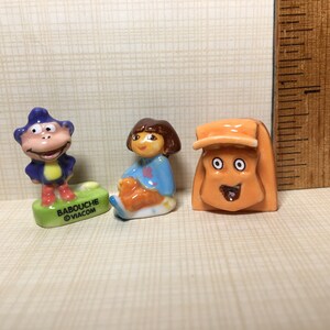 DORA the EXPLORER & DIEGO Figurines Set of 9 French Feve Feves ...