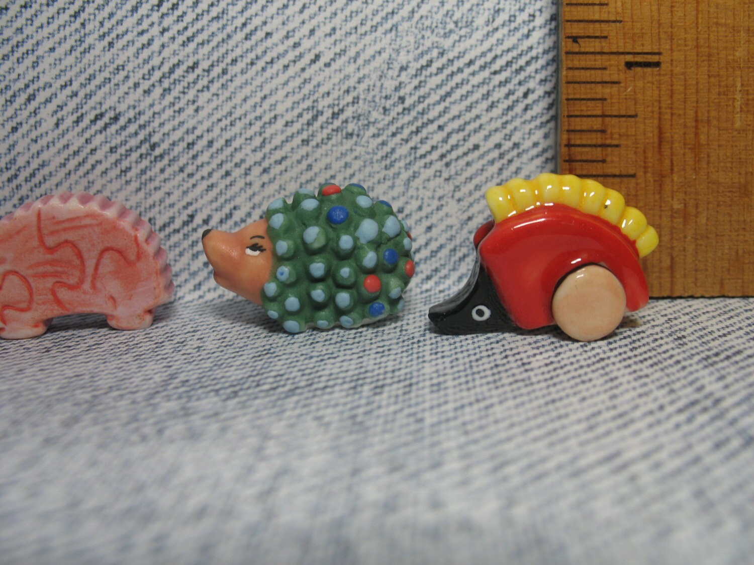 HEDGEHOG Toys Retro Vintage Hedgehogs French Feve Feves | Etsy
