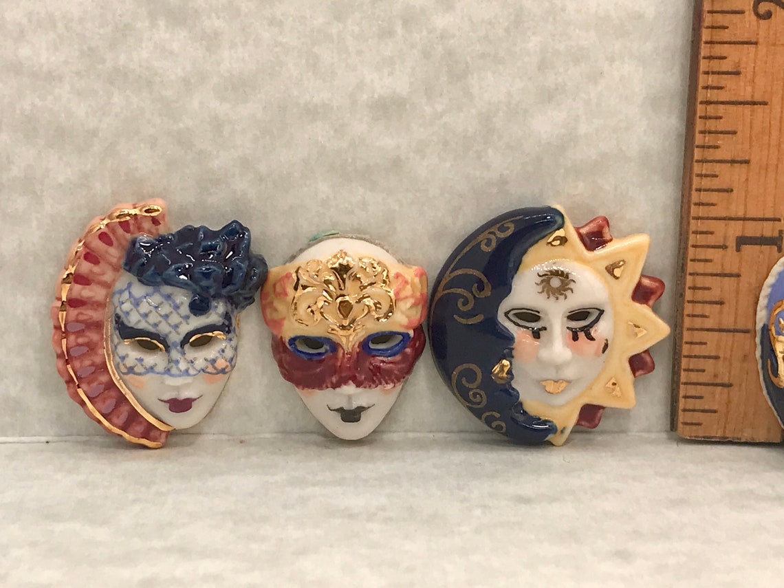 VENETIAN Parade Carnival Mardi Gras MASK Masks French Feve - Etsy