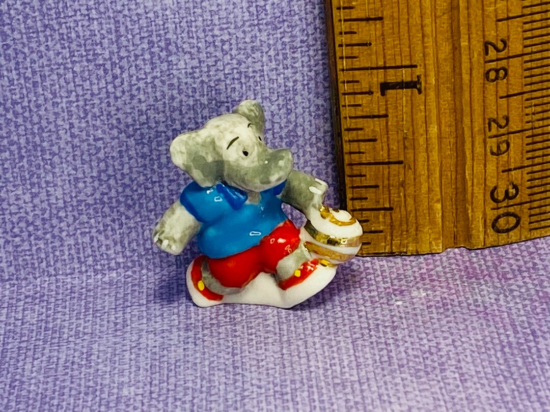 BABAR the Elephant Alexander Calf De Brunhoff French Feve Feves ...