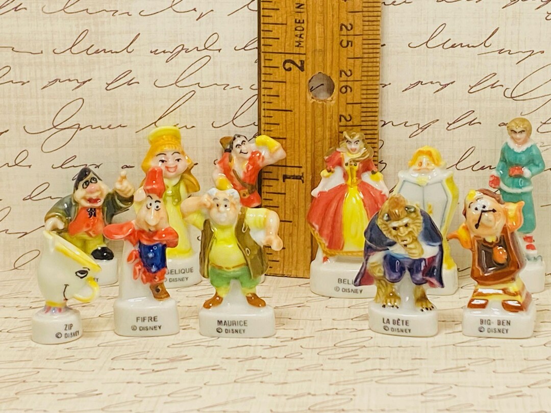 Vintage Disney's Beauty & the Beast Movie 11 Pc Set Belle Princess ...