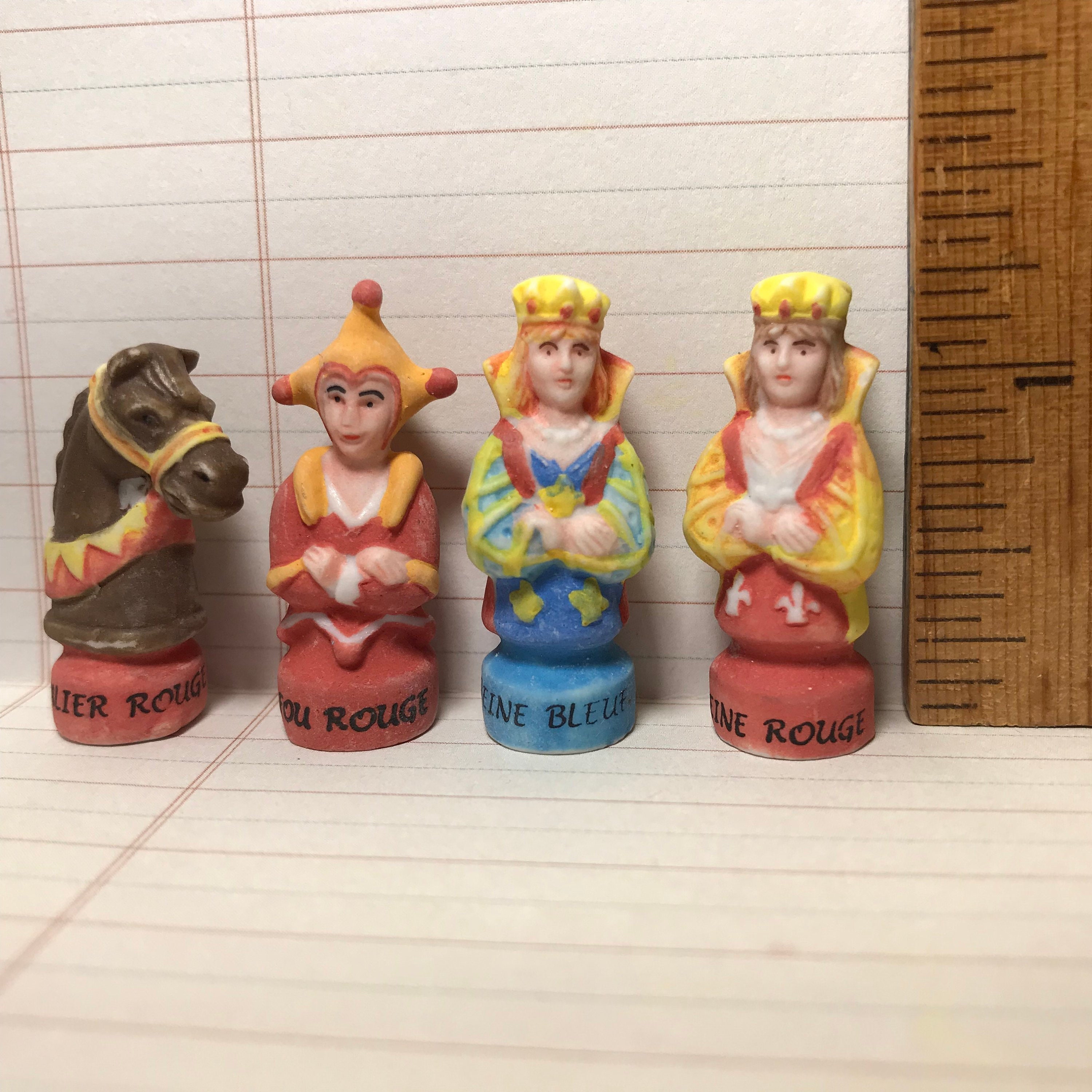 Queen Jester Horse Mini Chess Pieces Statues Sculptures | Etsy