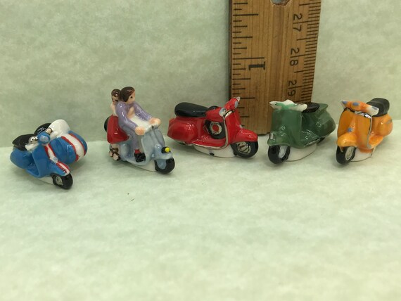 Roman Holiday Tiny Retro MOTOR SCOOTERS Scooter Vintage Italy | Etsy
