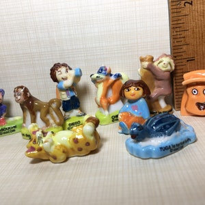 DORA the EXPLORER & DIEGO Figurines Set of 9 French Feve Feves ...