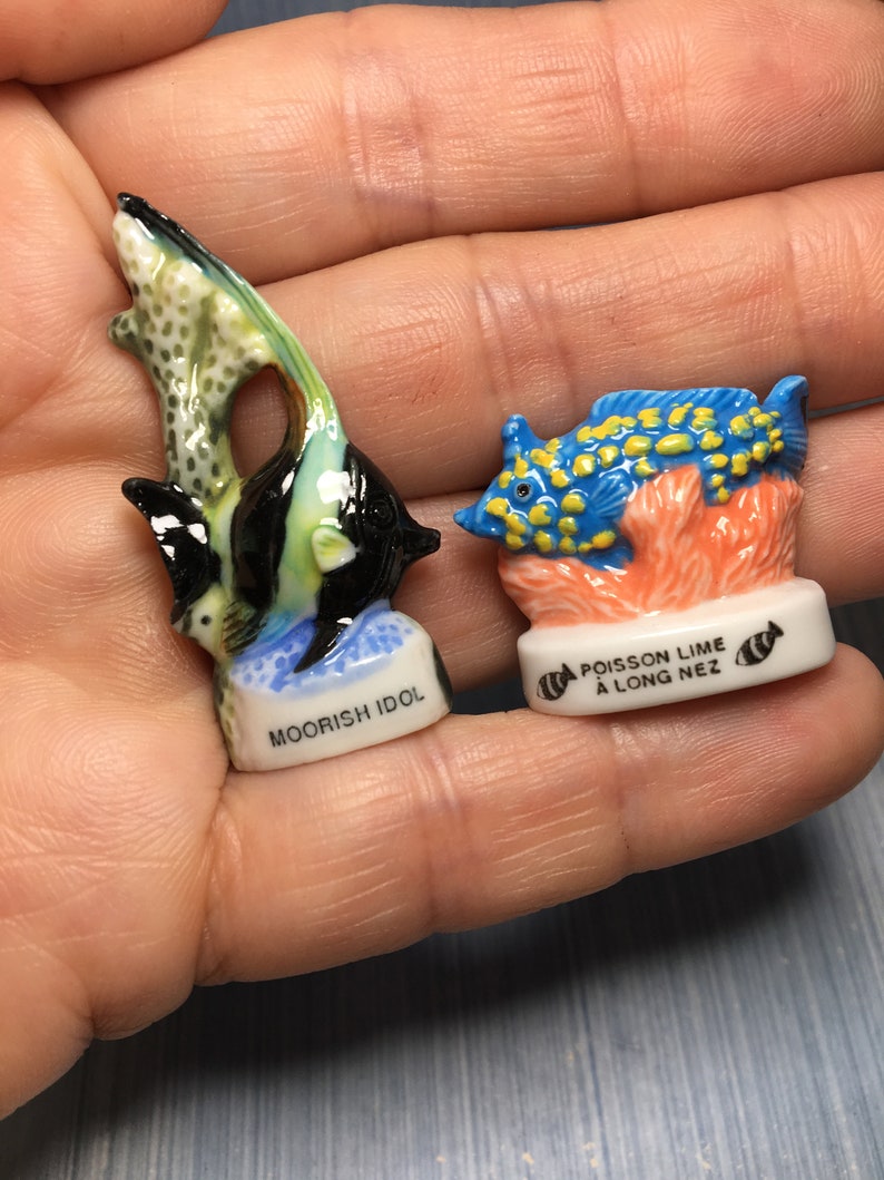 TROPICAL FISH Moorish Idol Angel Queen Triggerfish Reef Feve - Etsy