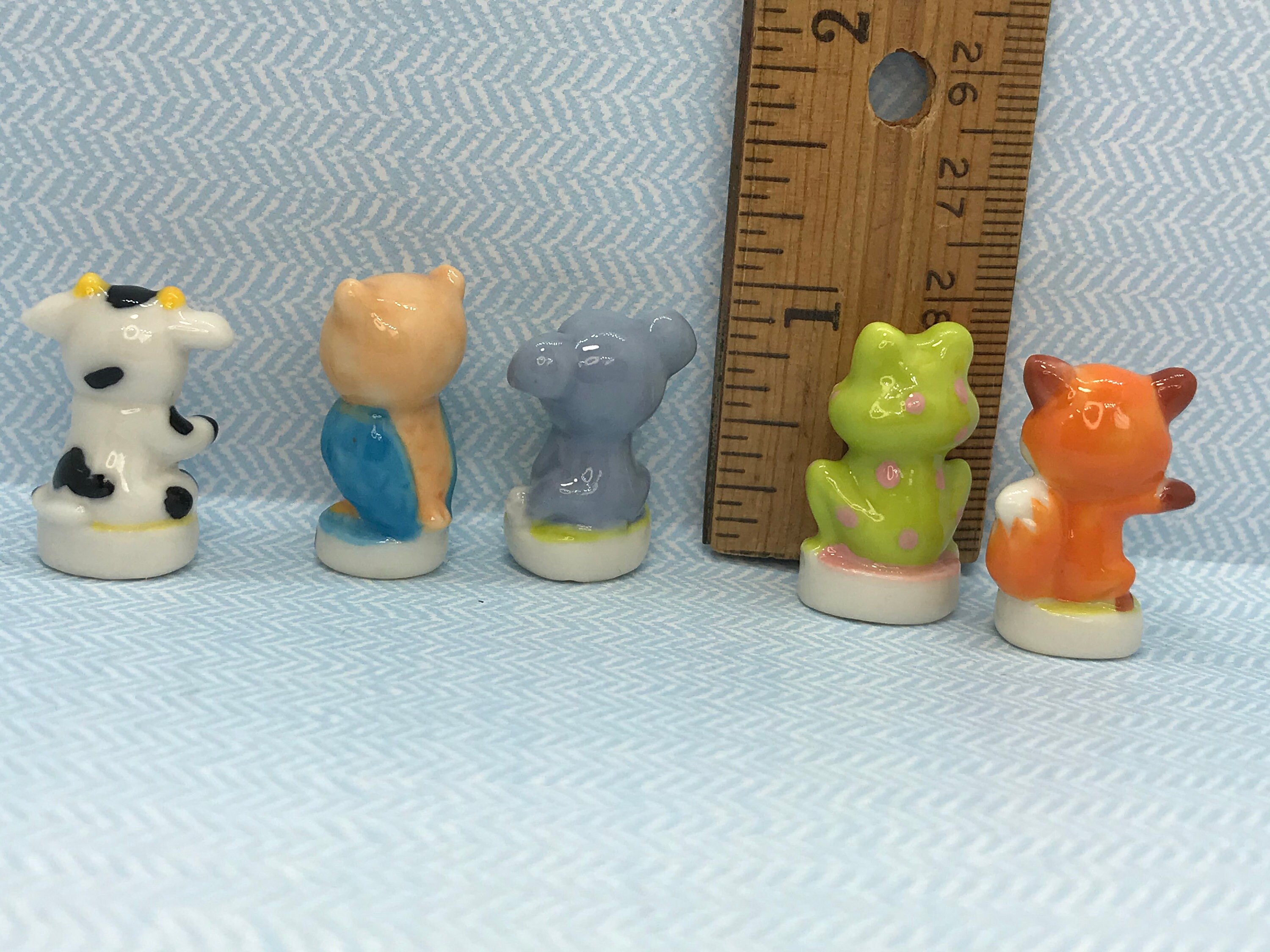 Tiny BABY ANIMALS Cartoon Cow Owl Mouse Frog Fox Nursery Gift | Etsy