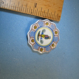 Quimper Mini Plate China Style From Brittany France French | Etsy