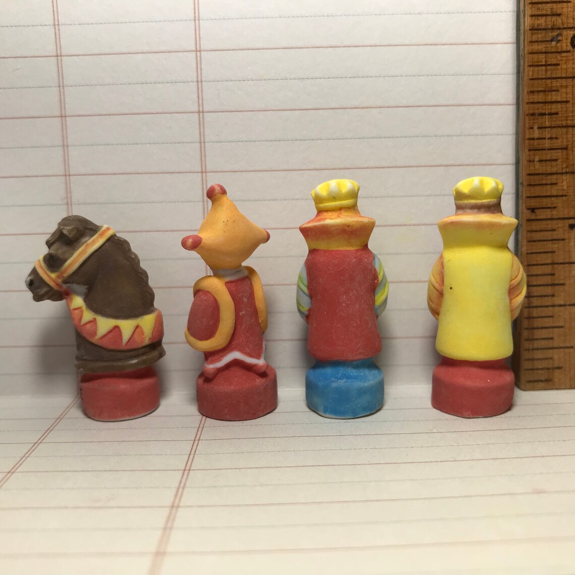 Queen Jester Horse Mini Chess Pieces Statues Sculptures Princess ...