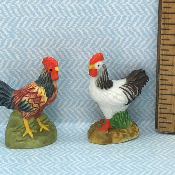 Miniature Roosters - Etsy