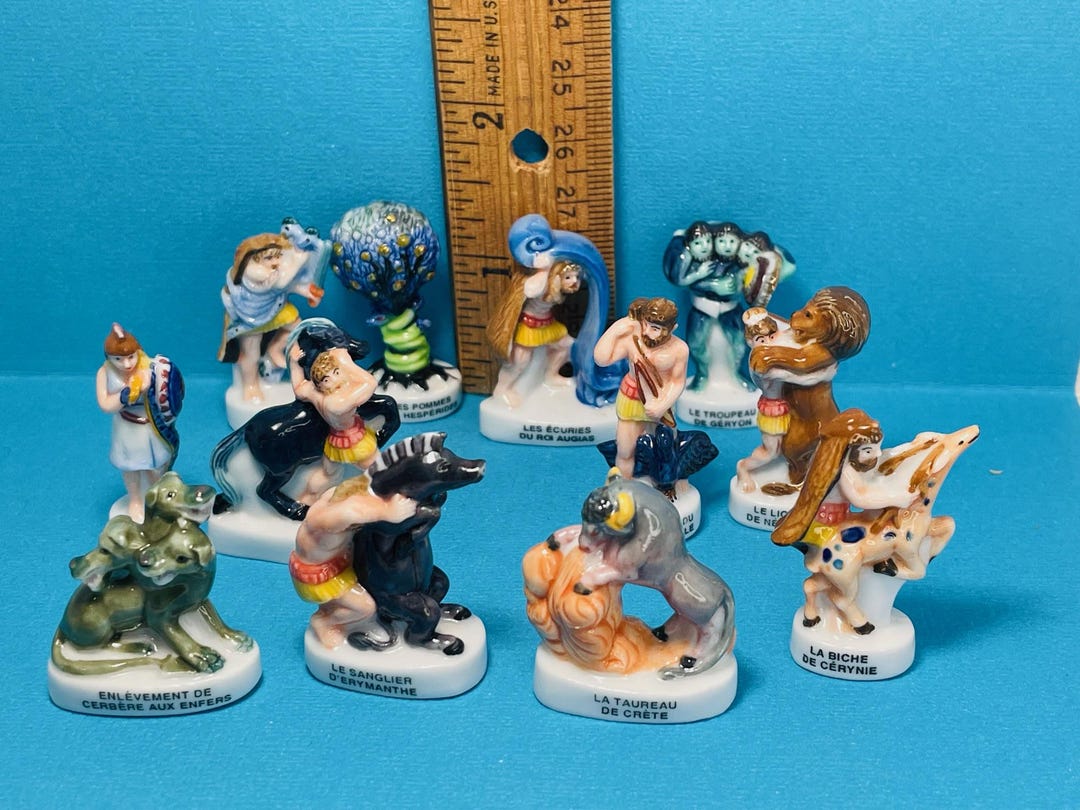 The 12 Labors of Hercules Mythical Creatures Ancient Greek Museum the ...