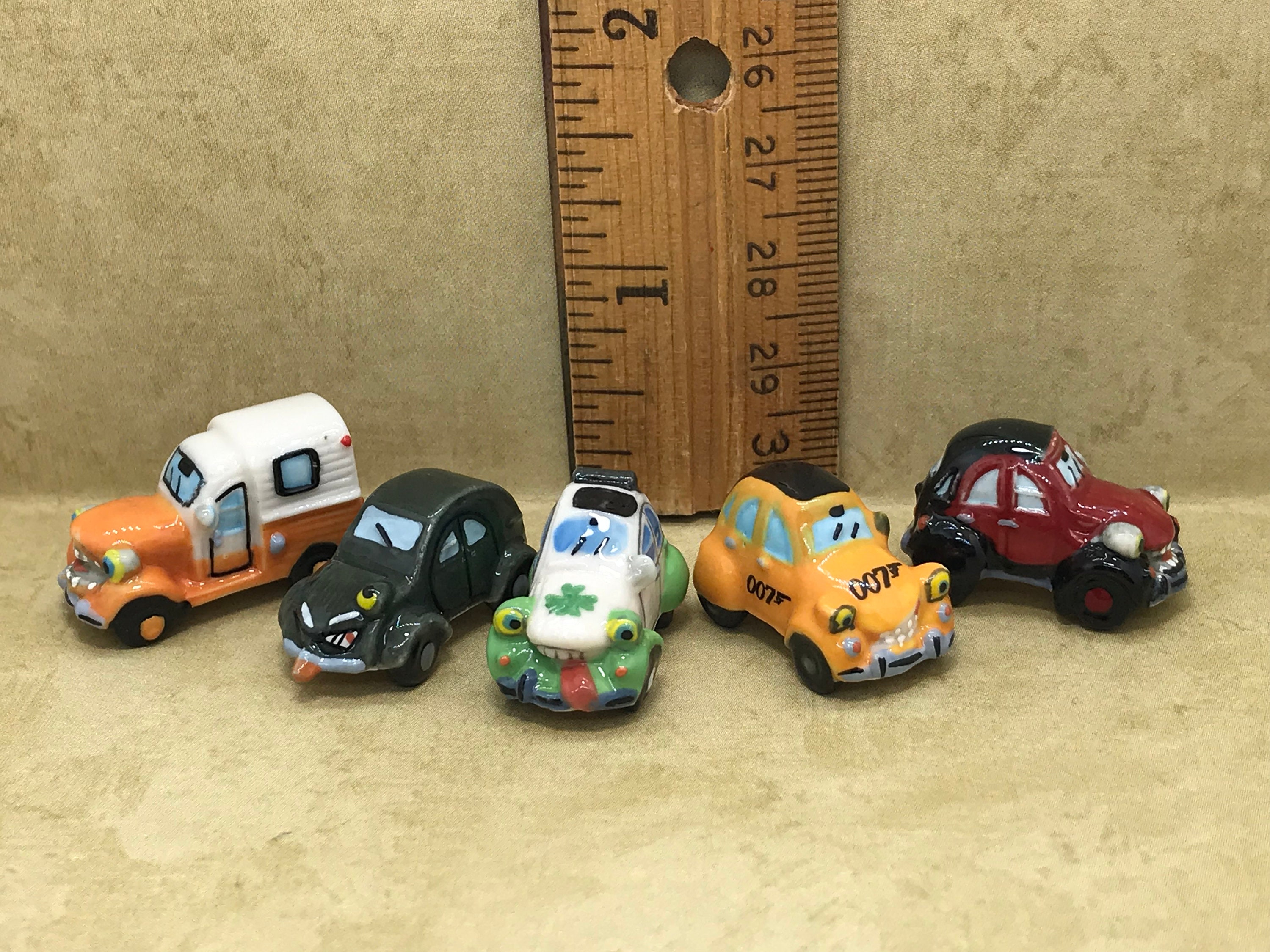 Tiny VW Beetle Bug Bugs Cartoon Cars Citroen 2CV | Etsy