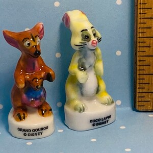 WINNIE the POOH Bear Roo Eeyore Piglet Set of 7 Figurines Disney ...