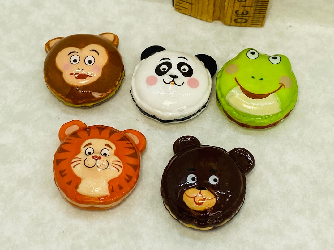 CLEARANCE Sweet Zoo ANIMAL MACARONS Fancy Cake Cupcake Dessert Bakery ...