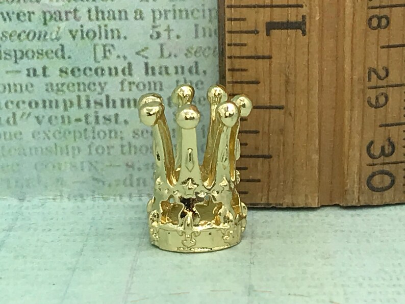Golden Metal CROWNS Royal Headdress Gold Crown Tiara King - Etsy