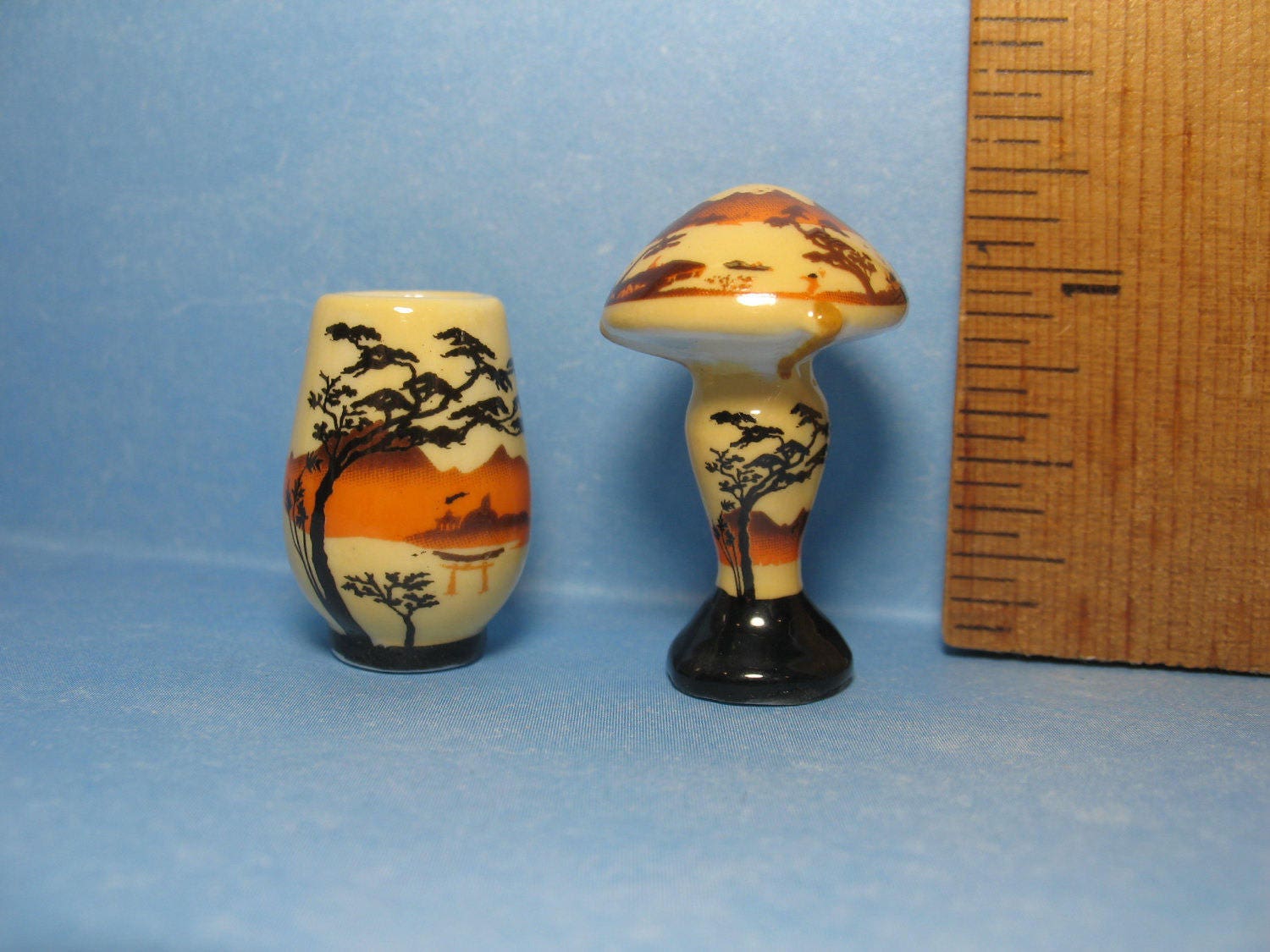 La Rochere Art Glass Look Asian Japanese Odeon Shanghai Lamp & | Etsy