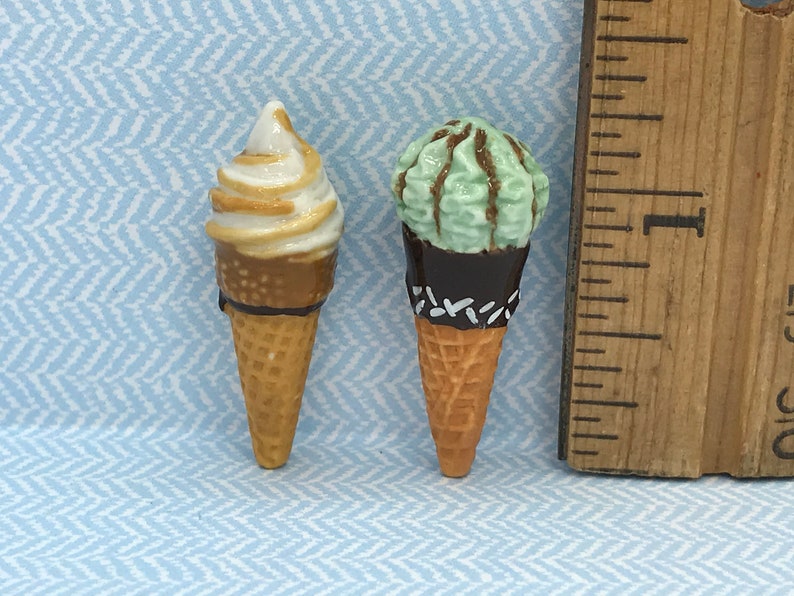 2 Fancy Ice Cream Cones Waffle Cone Sundaes Floats Parfaits | Etsy