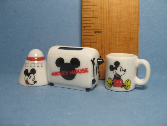 Disney's MICKEY MOUSE Toaster Kitchen Timer and Coffee - Etsy