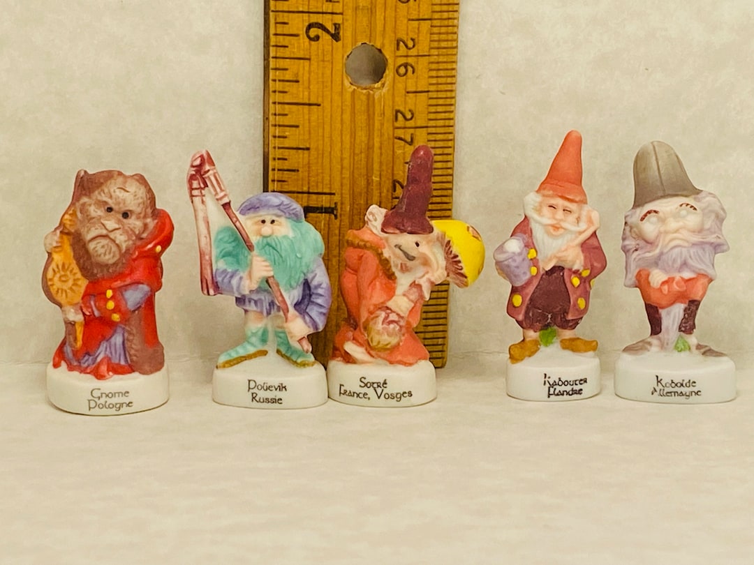MYTHICAL CREATURES Gnome Witch Polevik Elf Troll Kobold Myths Fairy ...