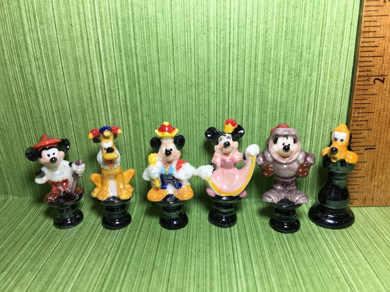 Disney Chess Pieces Mickey Mouse Minnie Pluto Statues Busts - Etsy