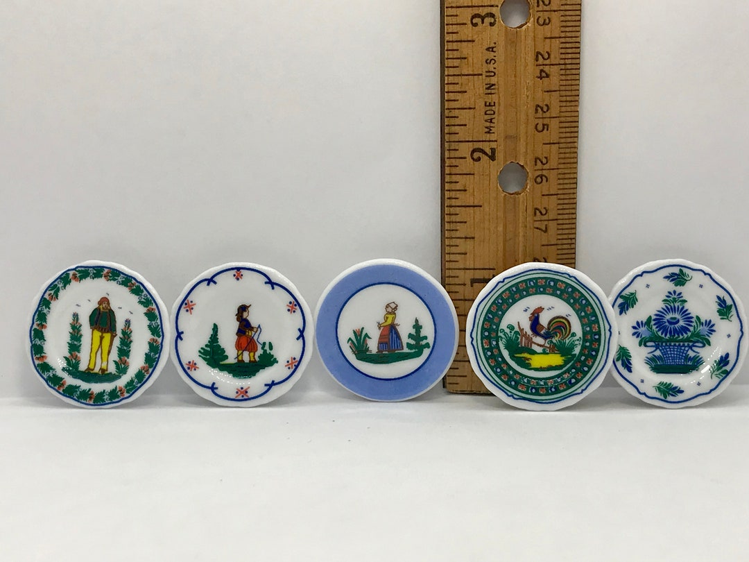 Quimper Mini Plate Platter China Style From Brittany France Traditional ...