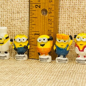 Tiny MINIONS Despicable Me - Ceramic Miniature Figurines - French Feve ...