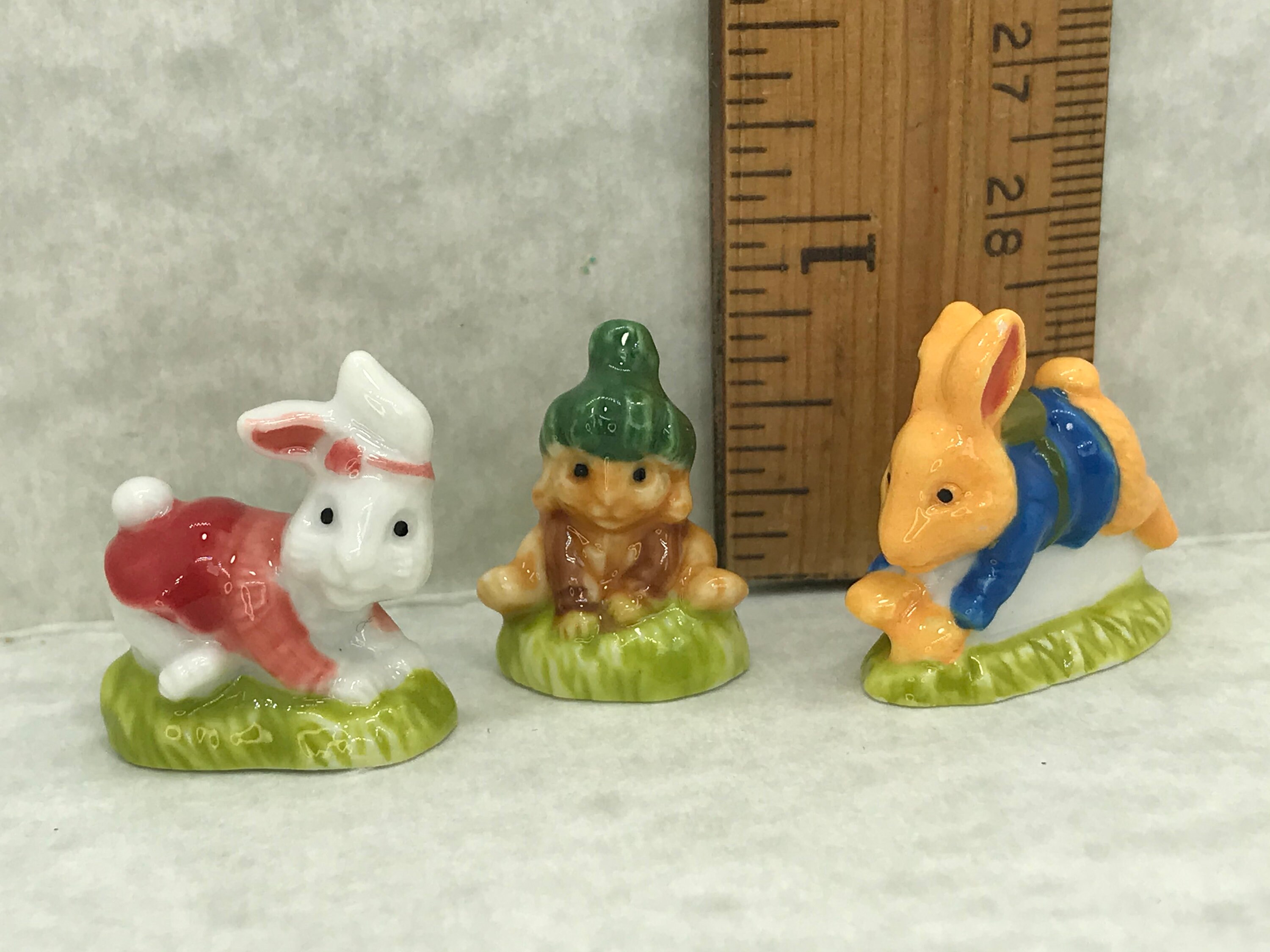 BEATRIX POTTER Peter Rabbit Lily Bobtail & Benjamin Bunny 3 - Etsy