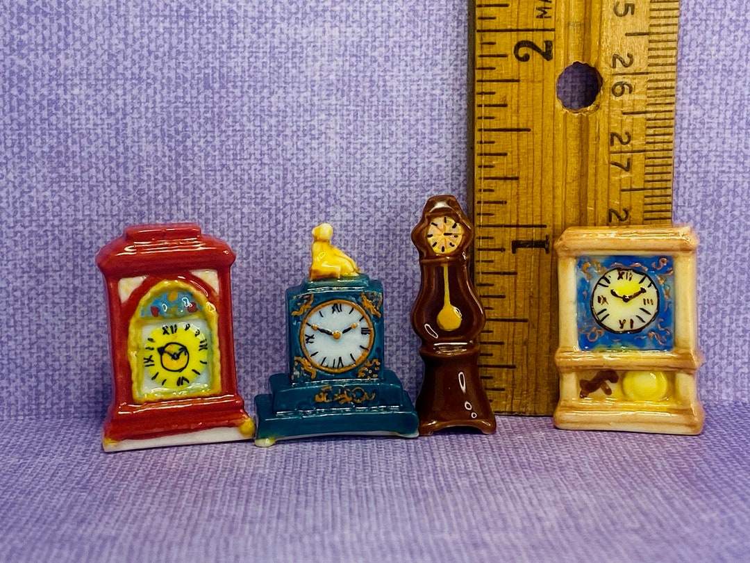 Mini Vintage Mantle Clock Clocks Antique Style Pendulum Grandfather ...