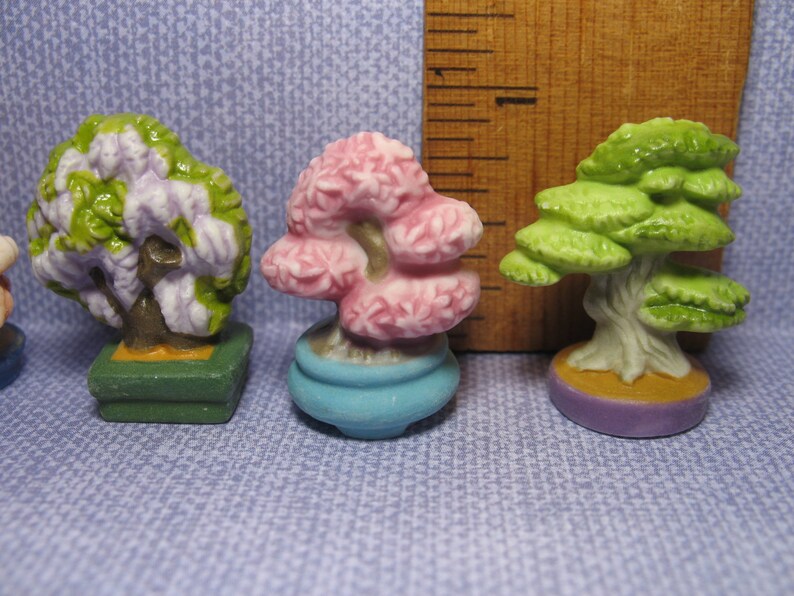 French Feve BONSAI TREES Asian Japanese Art Zen Fairy Garden | Etsy