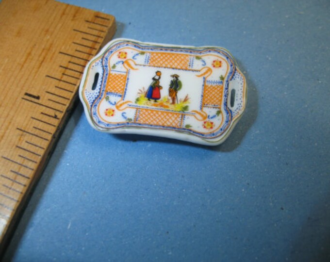 Quimper Mini Plate Platter China Style From Brittany France - French ...