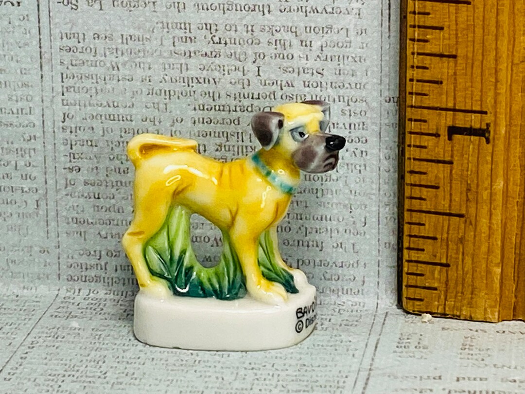 Disney Terrier Dog Figurine Miniature French Feve Feves Figurines ...