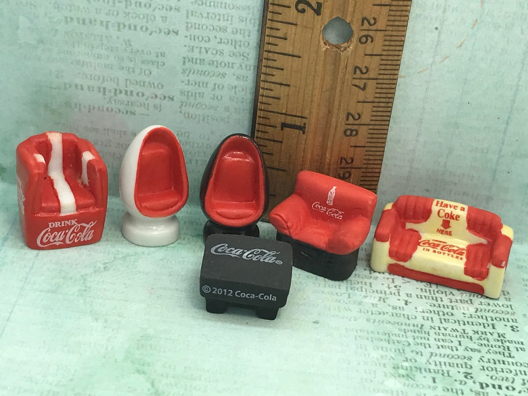 Tiny COKE Coca-cola Furniture Branded Logo Pod Chairs Table Sofa ...