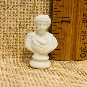 Ancient Roman Bust Statue Tiny Museum Reproduction Archeology Artifact ...