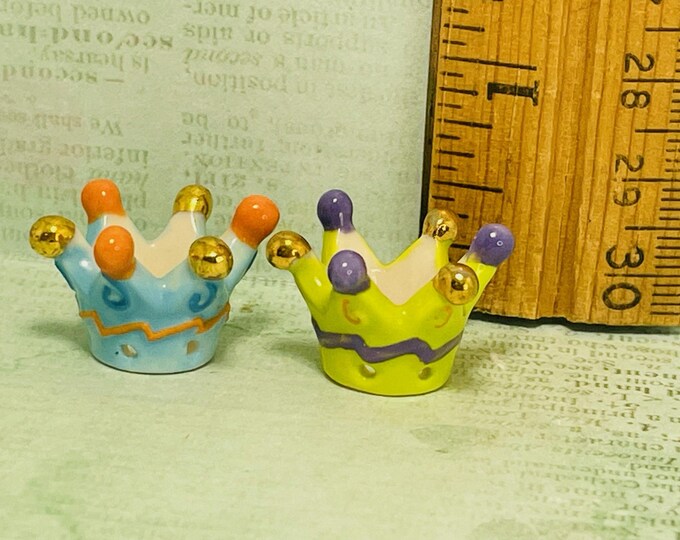 2 King's CROWNS Royalty King & Queen Mardi Gras Epiphany Crown Tiara ...