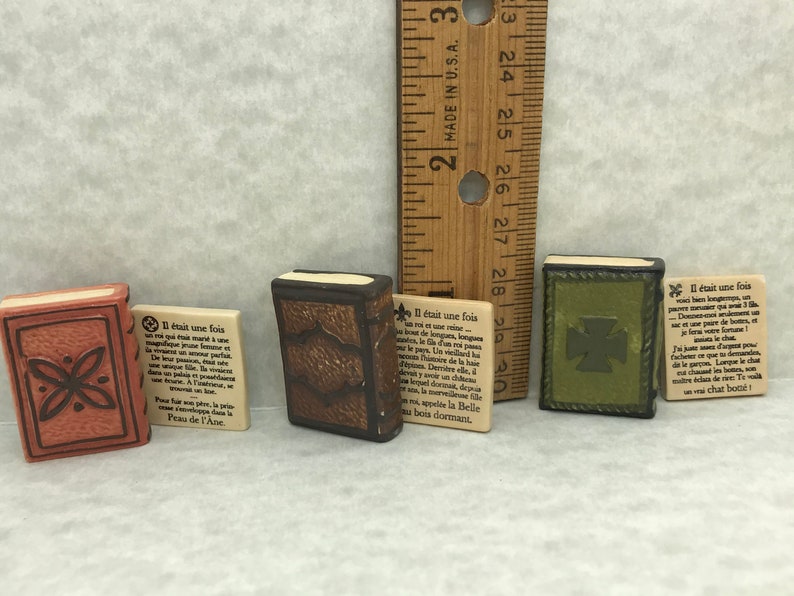 ENCHANTED FAIRY TALE Books Leather Look Fables Book With Insert Library ...