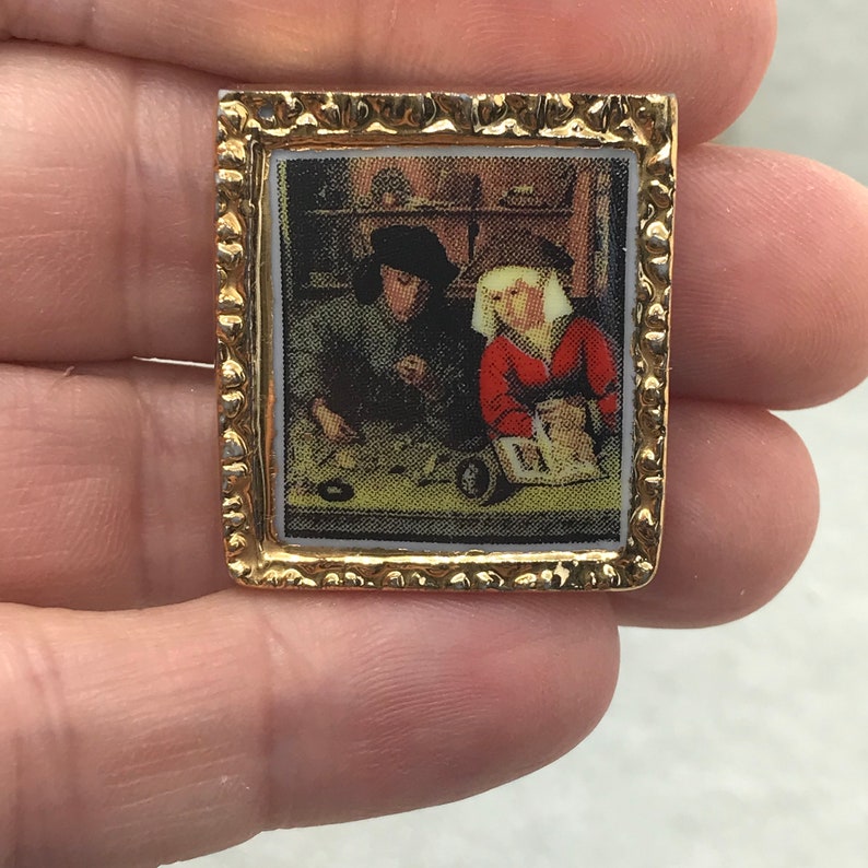 Louvre Art Museum Mini Paintings Treasures Vermeer Chassieriau Metsys ...