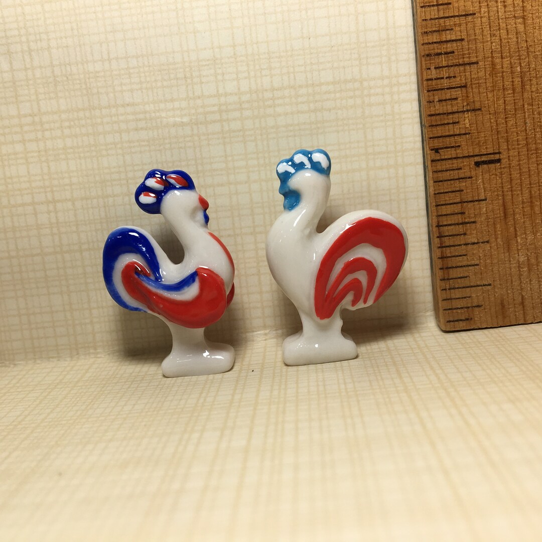 Modern ROOSTERS - Mid Century Chicken Rooster Coq Hen Chickens Italian ...
