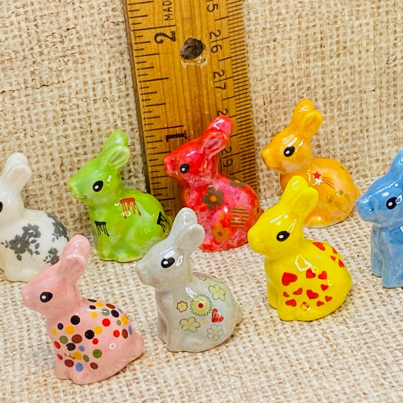 Miniature Bunny Porcelain - Etsy