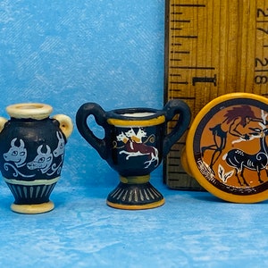 The 12 Labors of Hercules Pottery Vases Ancient Greek Museum Art Bowl ...