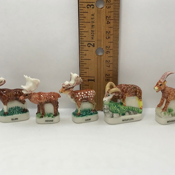 Miniature Deer Figurines - Etsy