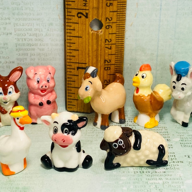 Porcelain Goat Figurine - Etsy