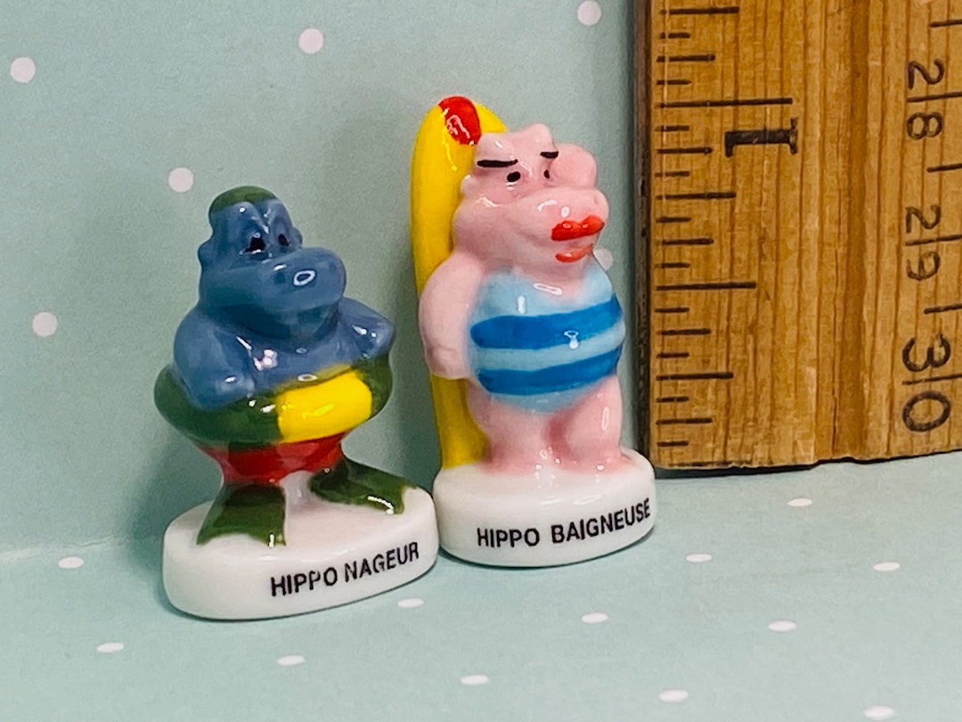 Silly HIPPOS Hippopotamus Hippo Surfer Cartoon Animals Zoo Jungle ...