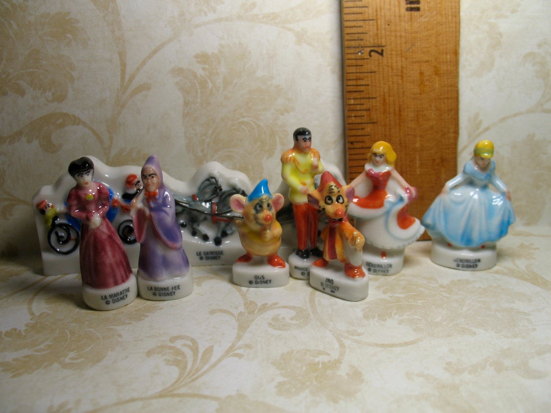 Disney's CINDERELLA 10pc Set Classic Cartoon Princess Vintage French ...