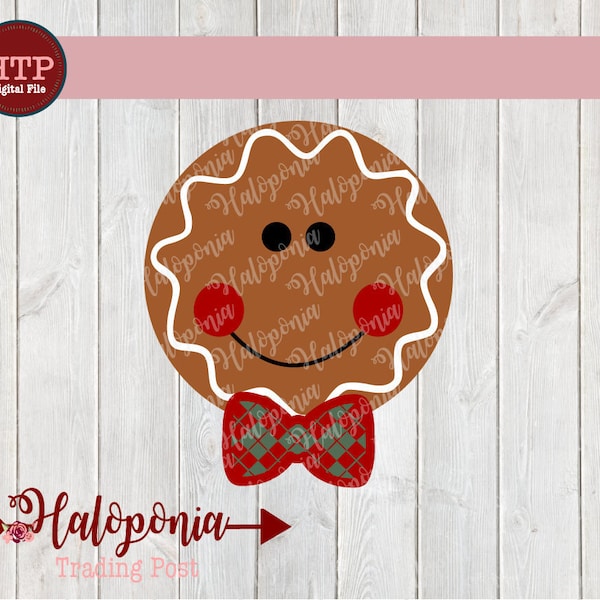 Gingerbread Face - Etsy