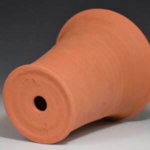 Hand Thrown Terracotta Long Tom. 4# Size, 8" Tall and 7" Wide at the ...